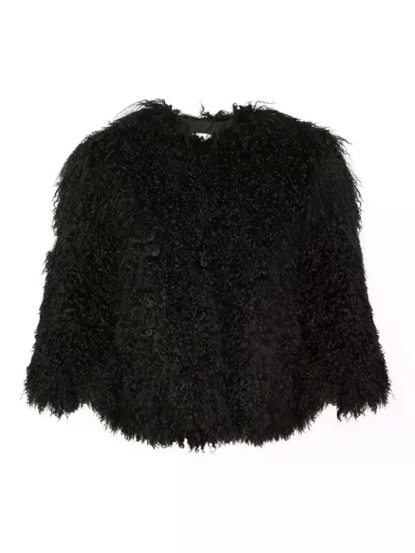 YVES SALOMON Shearling Jacket - Black