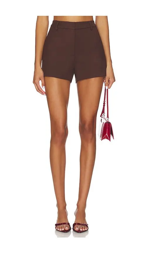 Astr The Label X Revolve Wynn Shorts - Brown