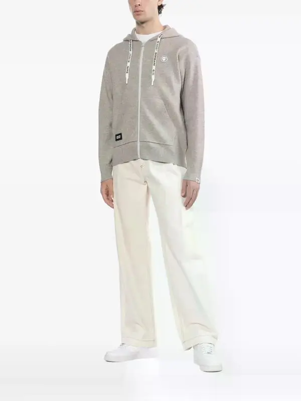 AAPE BY *A BATHING APE Moonface Zip Hoodie - Grey