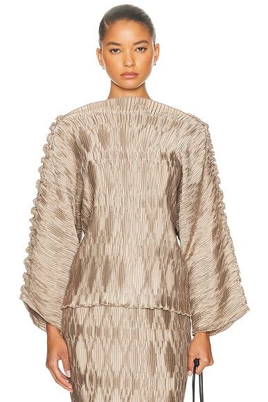 BY MALENE BIRGER Textured Satin Blouse