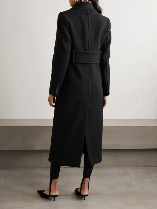 Sportmax Double-breasted Wool Coat
