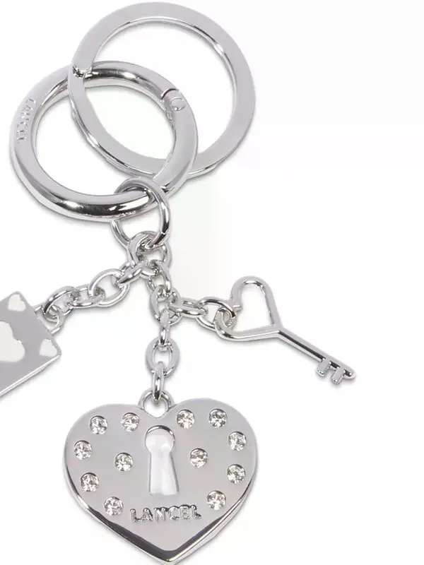 LANCEL Crystal-embellished Keyring