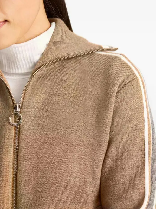 Fusalp Stripe Detail Zip-up Cardigan