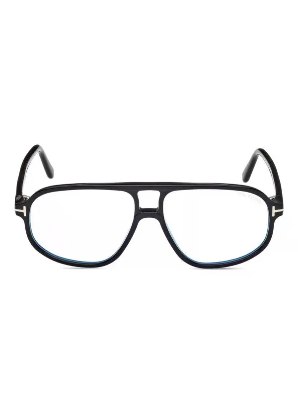 TOM FORD Pilot-frame Glasses - Black
