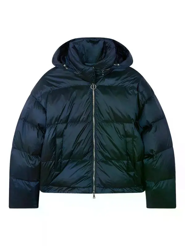 Paul & Shark Hooded Puffer Jacket - Blue