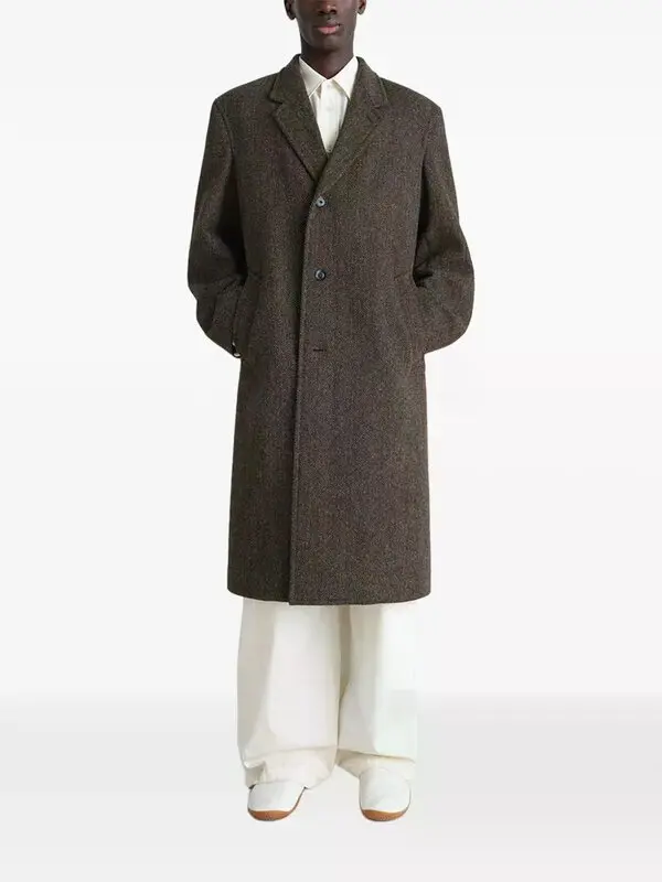 LEMAIRE Herringbone Tweed Overcoat