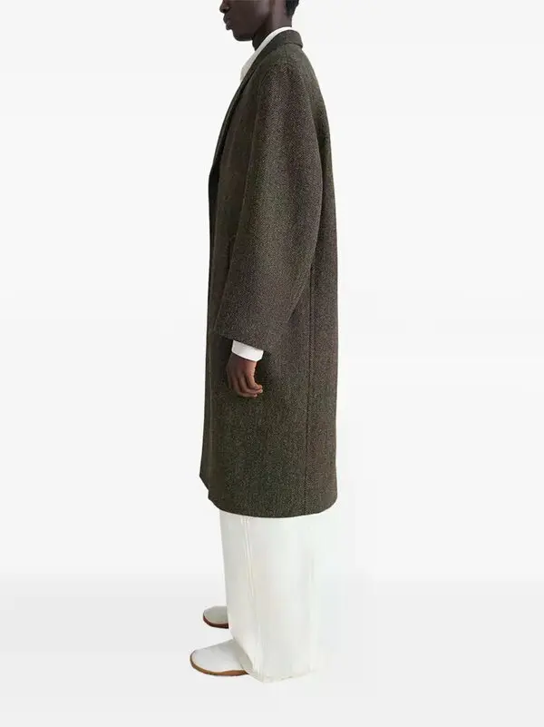 LEMAIRE Herringbone Tweed Overcoat