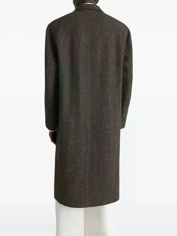 LEMAIRE Herringbone Tweed Overcoat