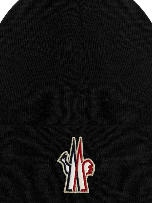 Moncler Logo Patch Beanie