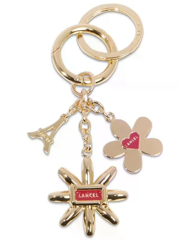 LANCEL Champ De Mars Logo-engraved Keyring - Gold