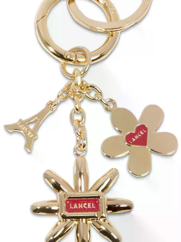 LANCEL Champ De Mars Logo-engraved Keyring - Gold