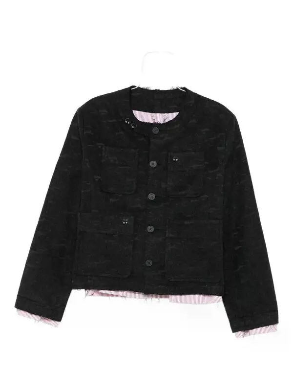 CHARLES JEFFREY Button-up Fitted Jacket