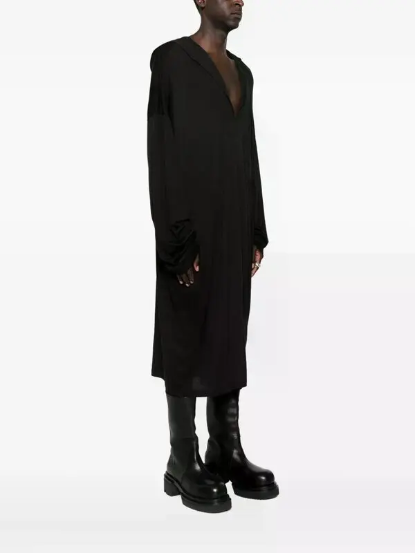 Rick Owens V-neck Slouchy Sweatshirt