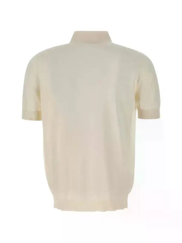 FILIPPO DE LAURENTIIS Short-sleeve Buttoned Polo Shirt