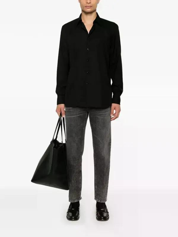PT TORINO Virgin Wool Shirt - Black
