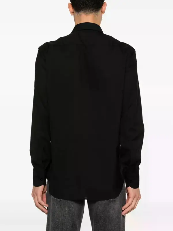 PT TORINO Virgin Wool Shirt - Black