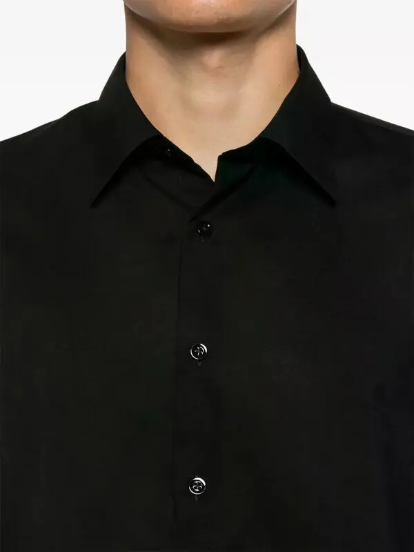 PT TORINO Virgin Wool Shirt - Black