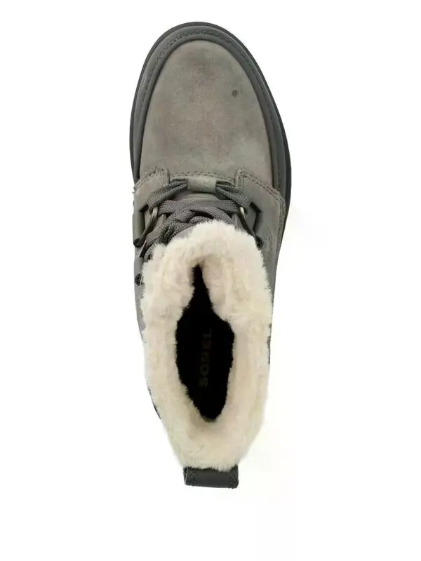 Sorel Lace-up Fur Boots