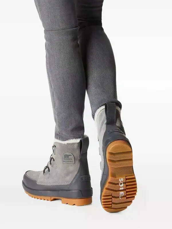 Sorel Lace-up Fur Boots