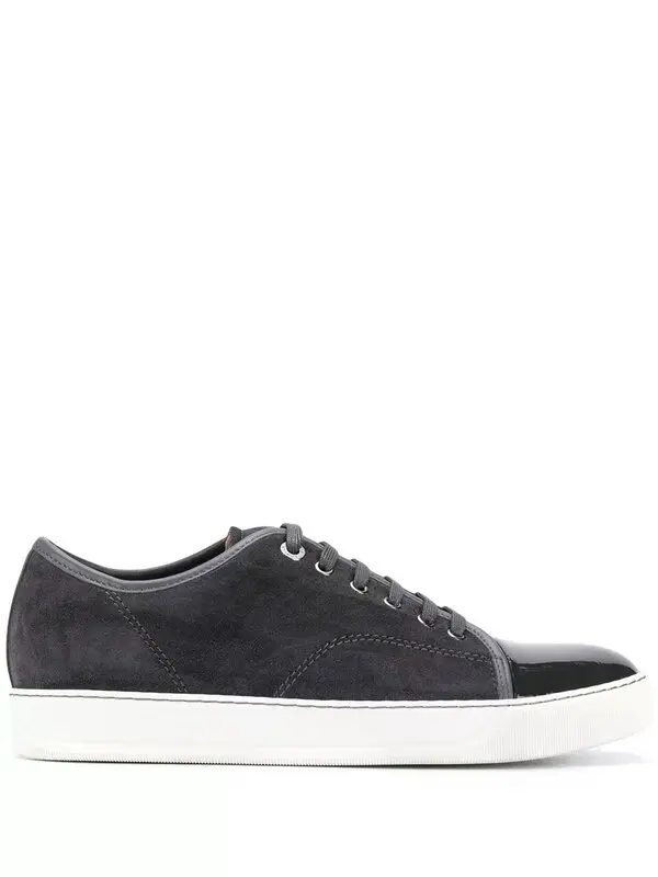 LANVIN Patent Toe Sneakers - Grey