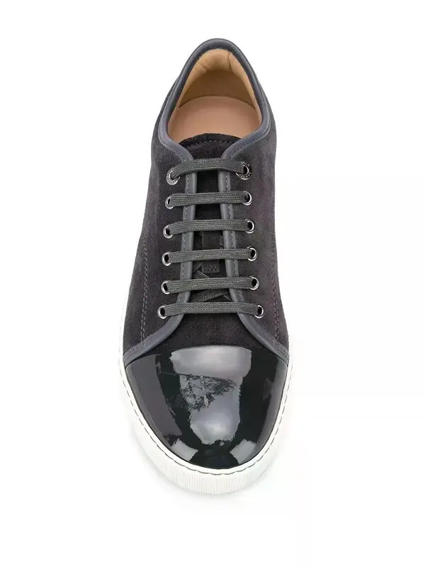 LANVIN Patent Toe Sneakers - Grey