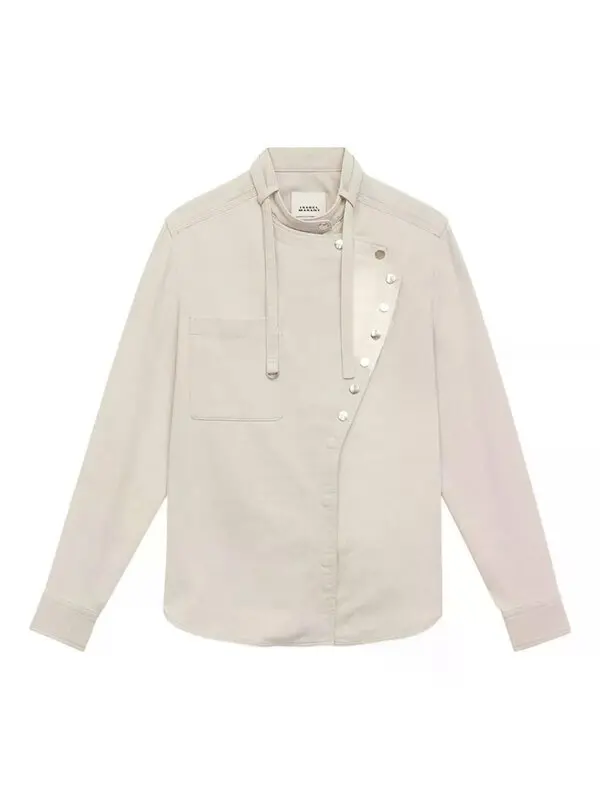 Isabel Marant Étoile Asymmetrical Button-detail Shirt