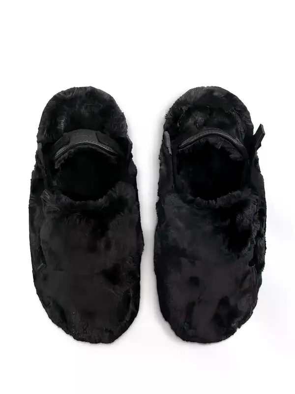 Nike Calm Mules Fur Slingback - Black