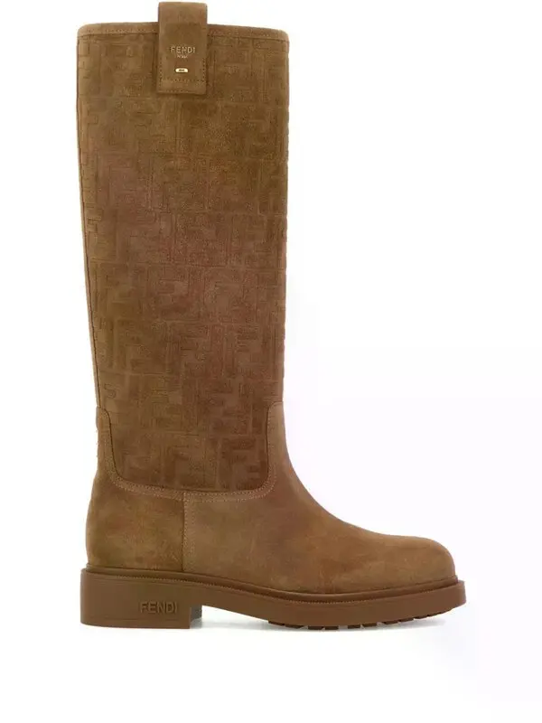 Fendi Suede Knee-high Boots