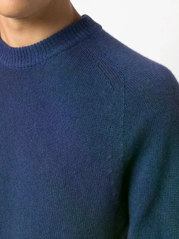 Malo Crew Neck Cashmere Jumper - Blue