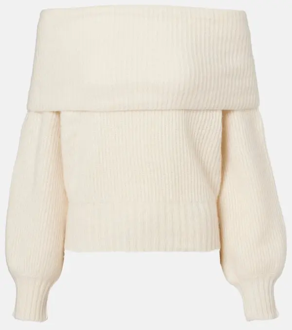 Jardin Des Orangers Off-shoulder Cashmere And Silk Sweater