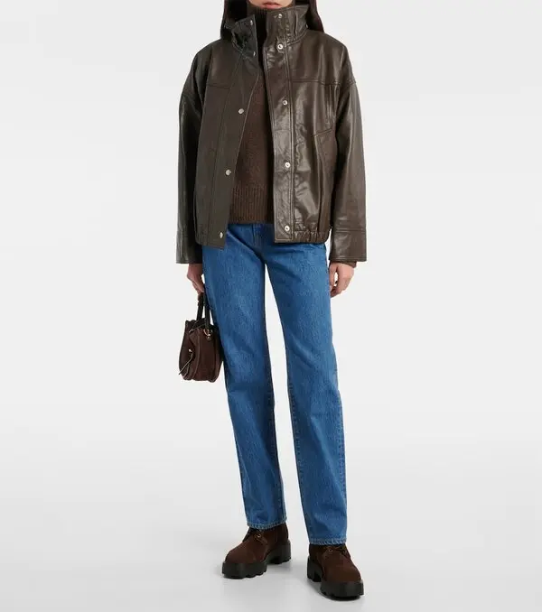 Tory Burch T Monogram Suede Combat Boots - Brown