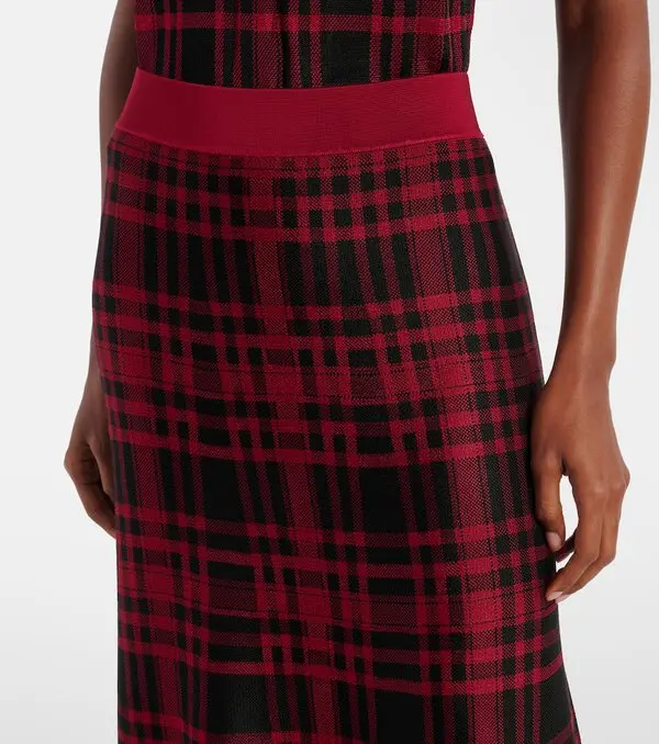 Polo Ralph Lauren Plaid Midi Skirt