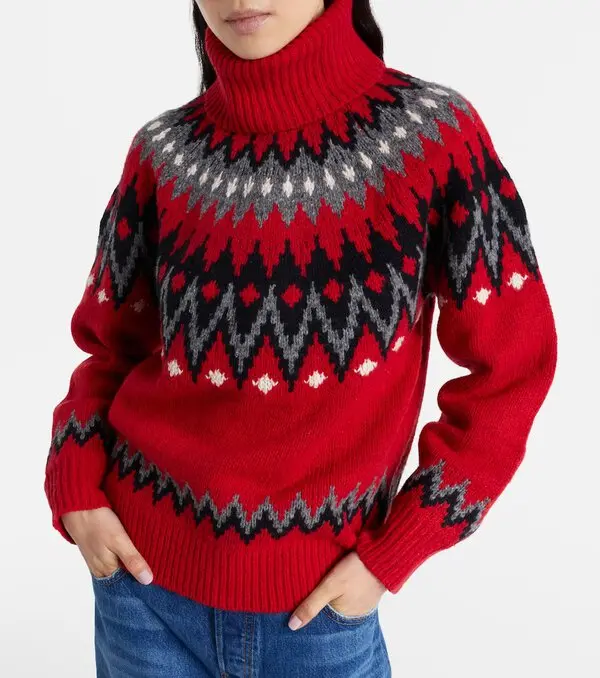 Polo Ralph Lauren Wool Intarsia Turtleneck Sweater