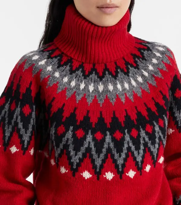 Polo Ralph Lauren Wool Intarsia Turtleneck Sweater