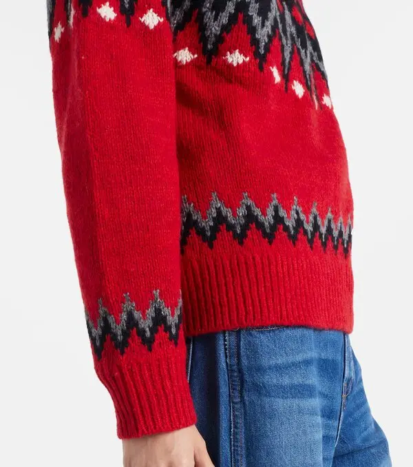 Polo Ralph Lauren Wool Intarsia Turtleneck Sweater