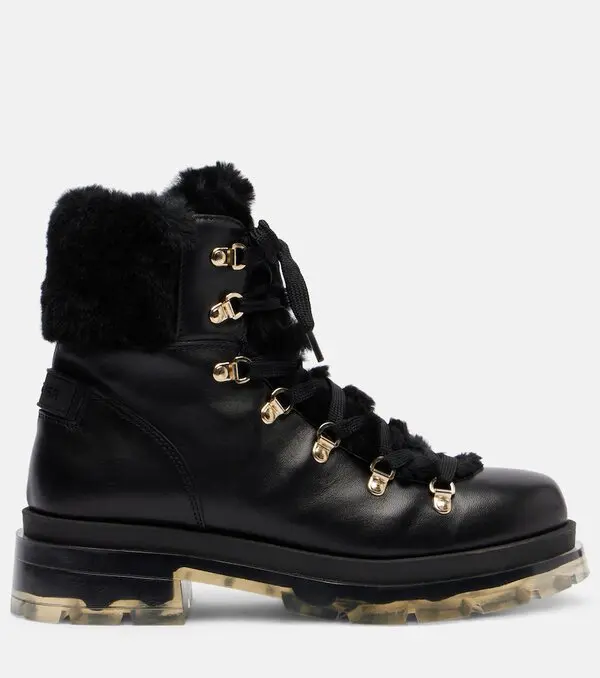 Bogner Swansea Shearling-lined Leather Ankle Boots