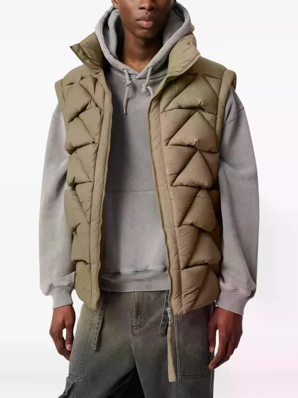 Axel Arigato Quilted Gilet - Brown