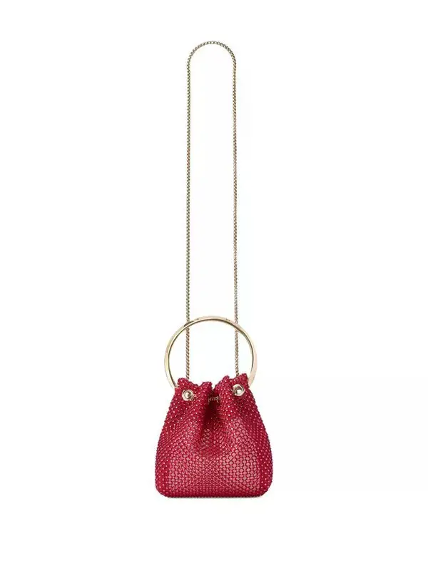 JIMMY CHOO Bon Bon Crystal-mesh Handbag