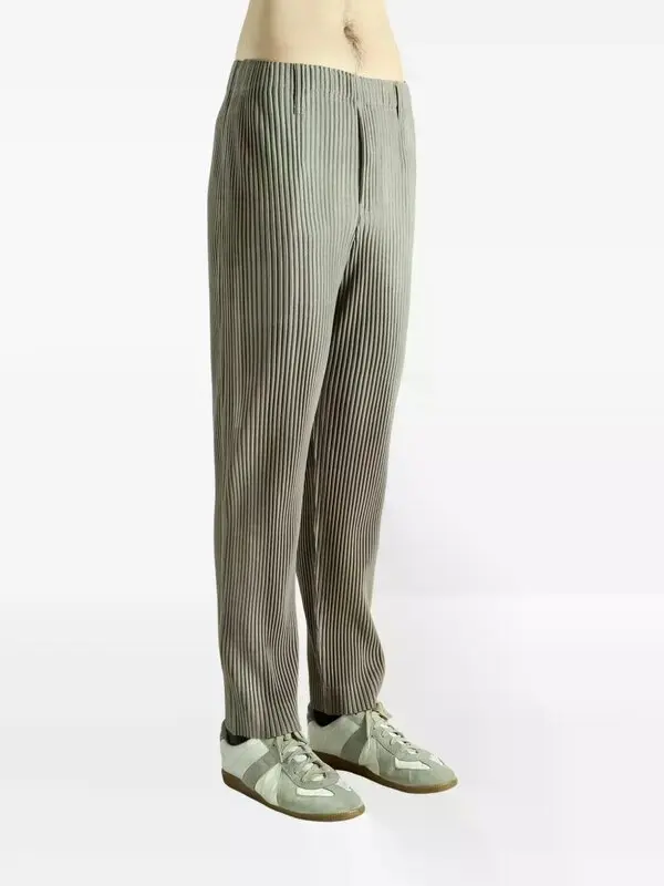 Issey Miyake Pleated Straight-leg Trousers