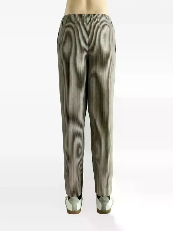Issey Miyake Pleated Straight-leg Trousers