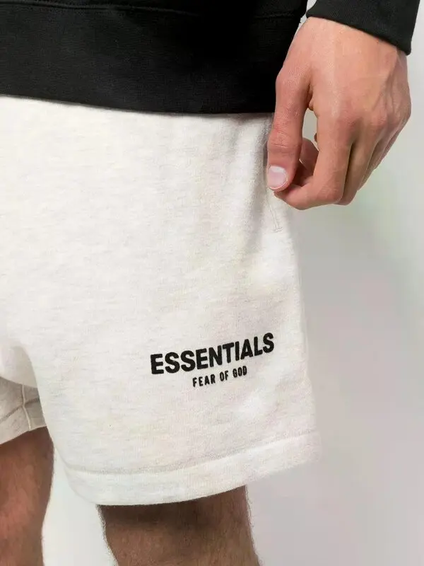 Fear Of God Logo-print Cotton Blend Track Shorts