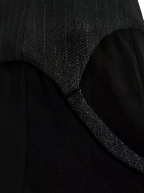 MISBHV Pinstripe Panel Dress