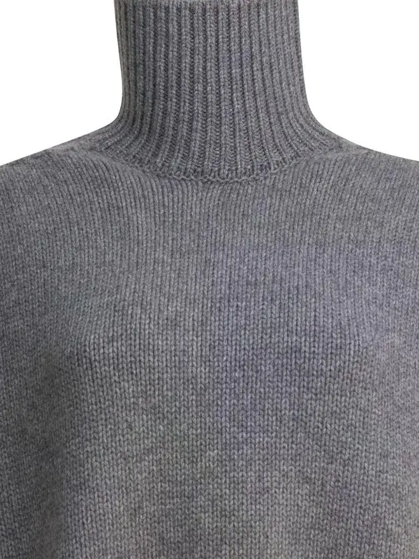 SA SU PHI Cashmere Roll Neck Sweater - Grey