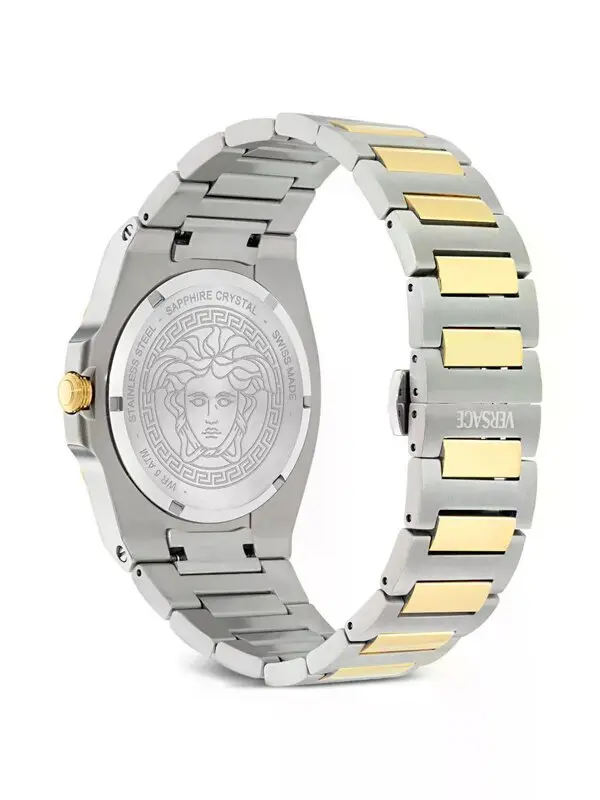 Versace Antares Greek Key Watch - Green