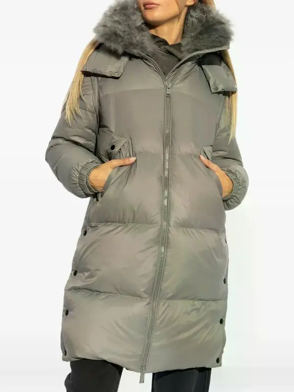 YVES SALOMON Detachable Hood Down Coat