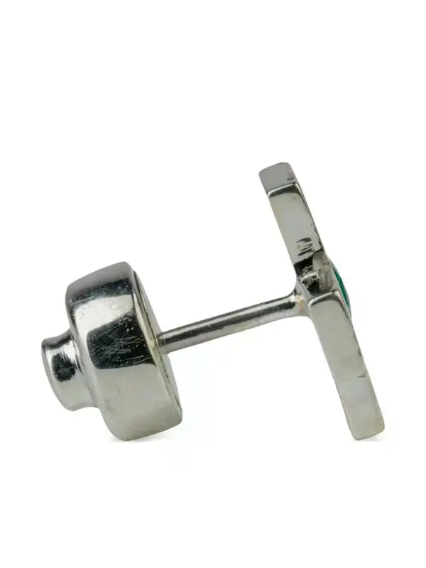 PARTS OF FOUR Sterling Emerald Earring - Silver