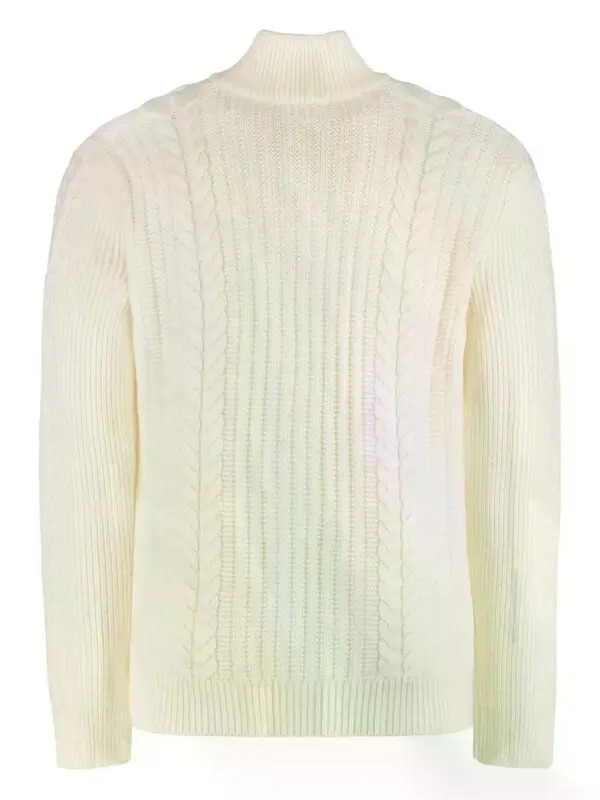 SLOWEAR Cable-knit Button Cardigan