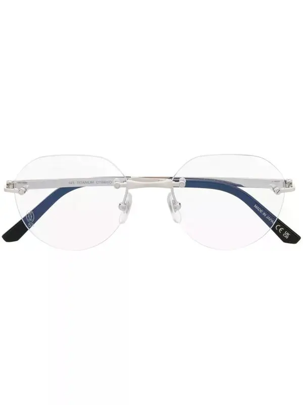 Cartier Frameless Two-tone Eyeglasses - Silver