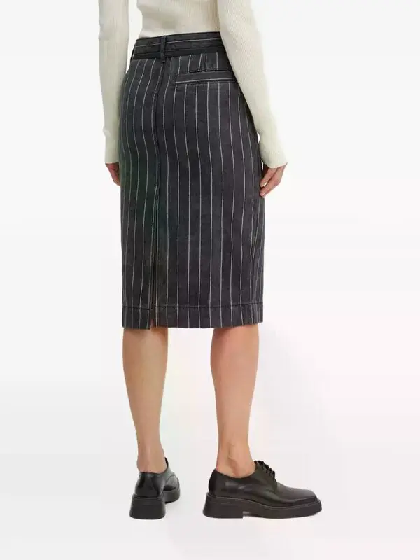 Day Birger Et Mikkelsen Striped Midi Skirt