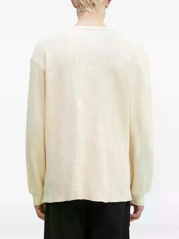 Aries Waffle-pattern Sweatshirt